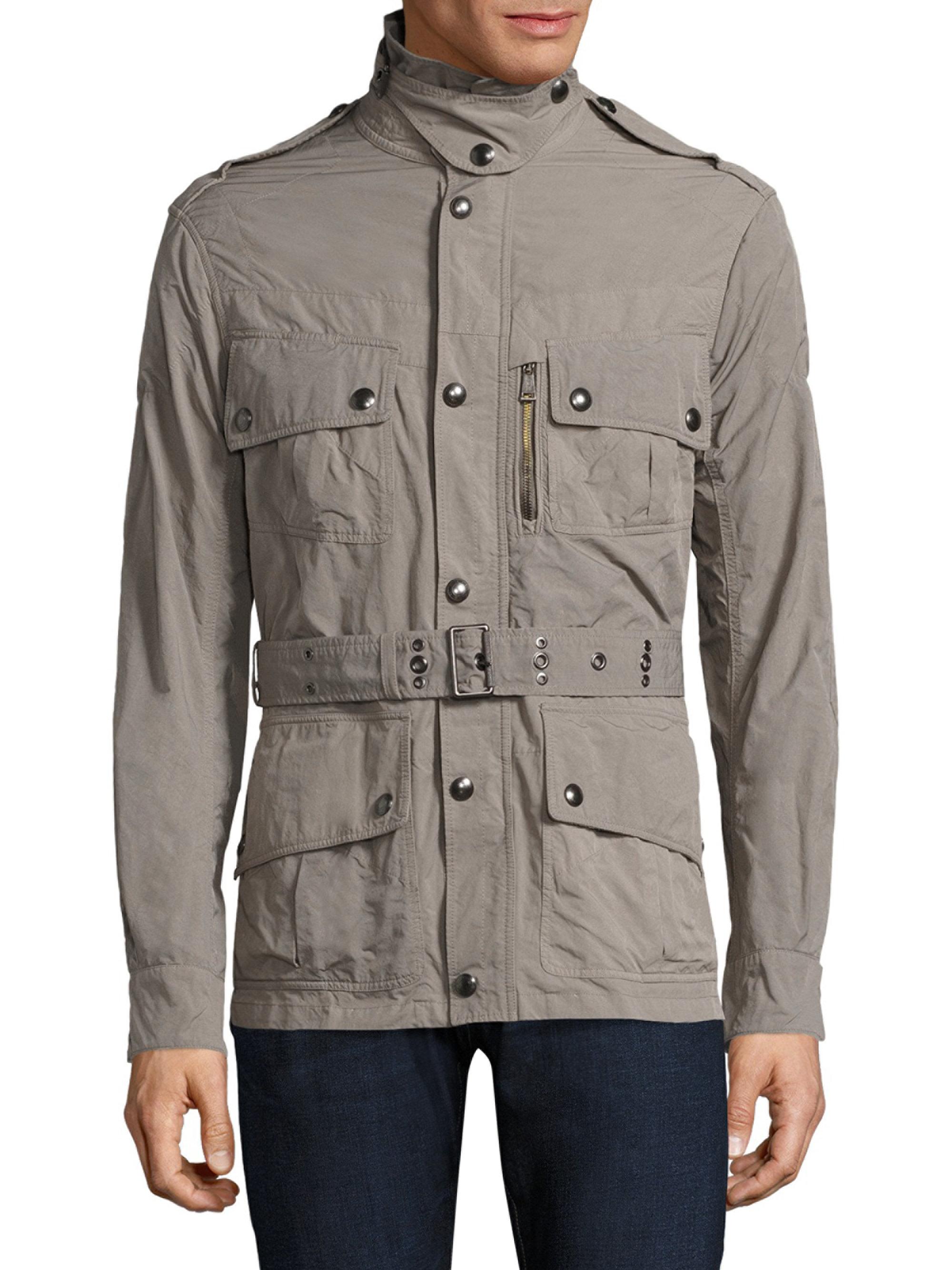 Polo Ralph Lauren Utility Jacket In Gray For Men Lyst